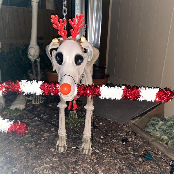 12 Skeleton Santa Hat & Scarf red skeleton NOT Included - Etsy