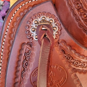Round Berry Concho Rose Gold Horse Tack Bling Concho - Etsy