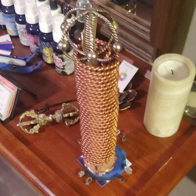 Tensor Ring Pendant, Tree of Life, With 24ct Gold, Tensor Rind,copper ...