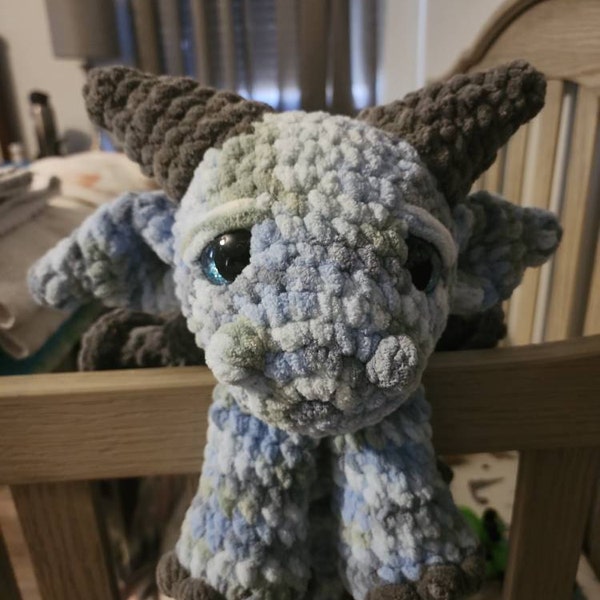 Snuggle Dragon Plushie | Dragon Crochet Plushie | Dragon Crochet ...
