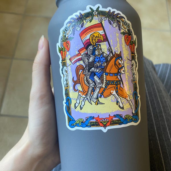 Ghoulish Lich Sticker - Etsy