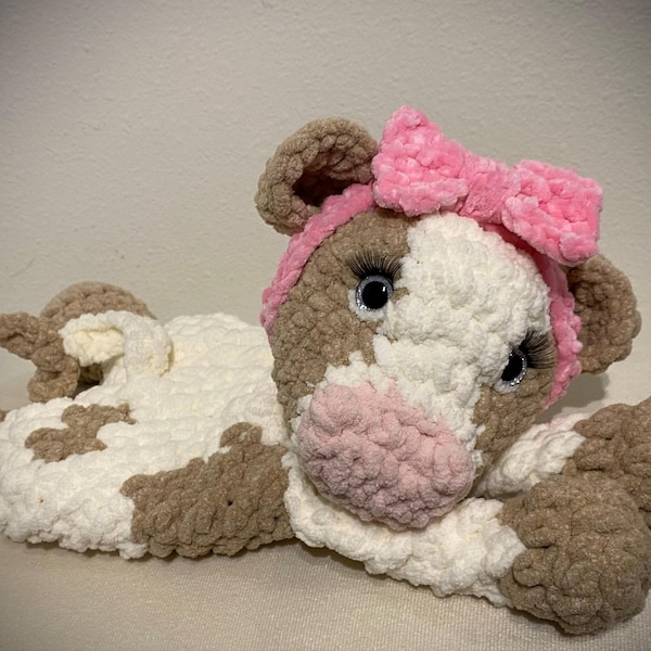 Klover Crochet Pattern, Crochet Cow, Cow Crochet Pattern, Low Sew ...