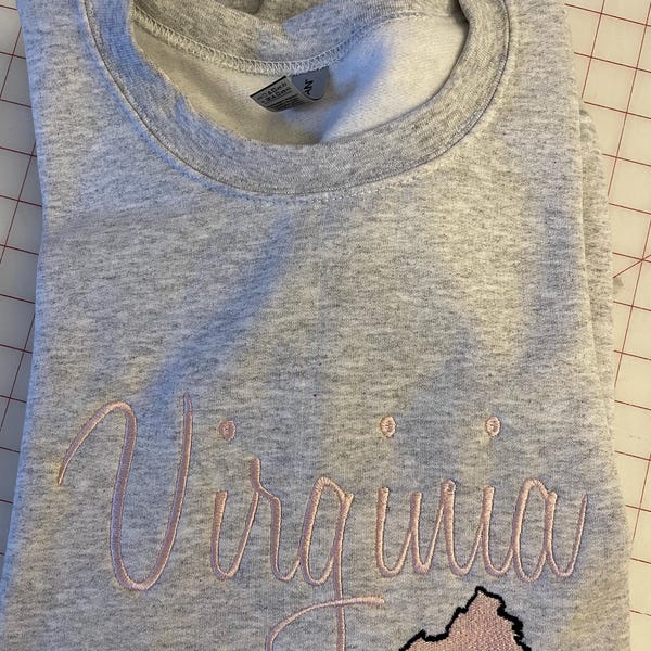 Chenille Yarn Script Font Applique Embroidery Seven Sizes 2, 3, 4, 5, 6 ...