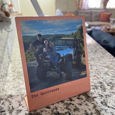 Personalised Solid Copper Photo Print - Etsy