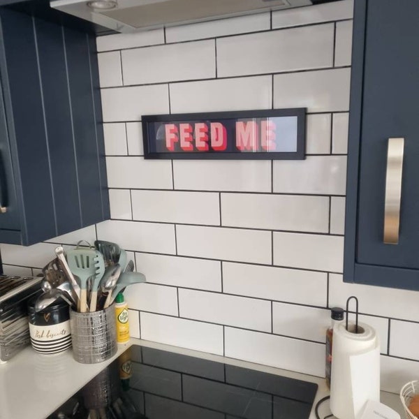 Feed Me Sign | Framed Print | Gallery Wall Print | Wall Art | Bar Sign ...