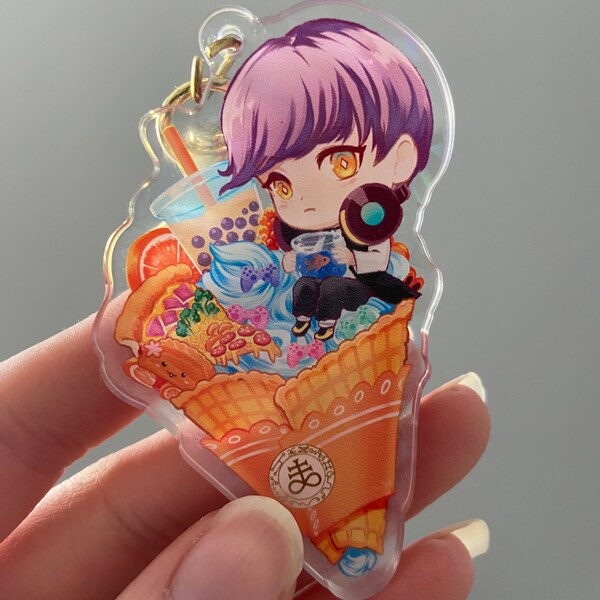 Obey Cafe Crepe Keychains~! - Etsy
