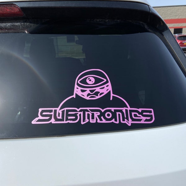 Subtronics Decal / Sticker - Subtronics Car Decal - Subtronics Bumper Sticker - Edm Car Decals ...