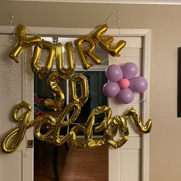 Golden Birthday Balloons Golden Birthday Party Decor Golden Birthday ...