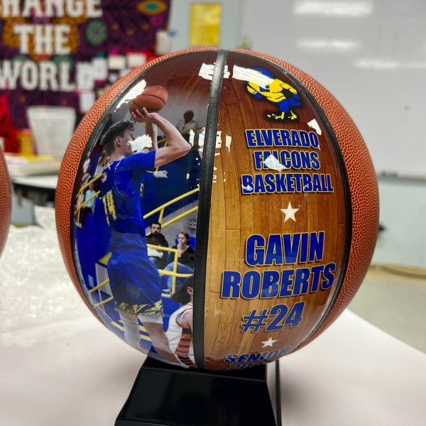 Customized Basketball-perfect for High School Senior Gift, Athletic ...