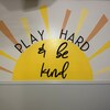 Play Hard & Be Kind Wall Sign, Playroom Wall Decor, Playroom Signs ...