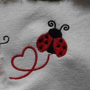 Ladybug Embroidery Design, Beetle, Ladybird, Bug Embroidery Design ...