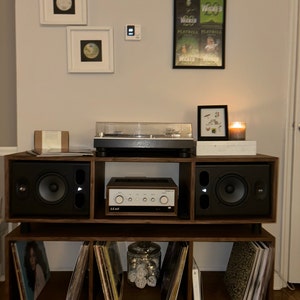 The Stack Record Player Stand - Etsy