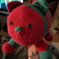 Handmade Crochet Fat Cat Plush Toy - Adorable Amigurumi Kawaii Chubby ...