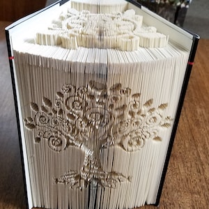 Twisted Tree Double Fold Book Folding Pattern - Etsy