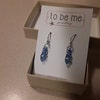 Dainty Blue Drop Earrings, Boho Silver Jewelry, Gift for Her, Gifts - Etsy