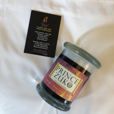 Prince Zuko // Last Airbender 8oz Jar Scented Soy Candle - Etsy