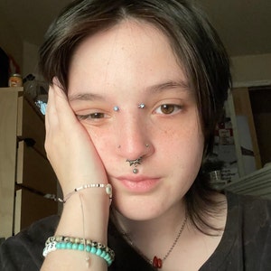 TITANIUM Spiked O-ring Collar Inspired Septum Nipple Conch - Etsy