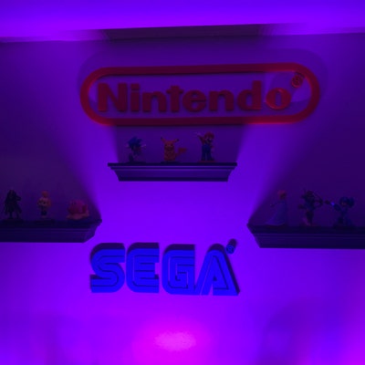 2ft or 4ft HUGE Nintendo Nintendo Switch Video Game Logo Sign man Cave ...