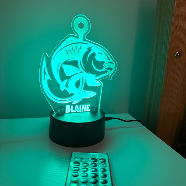 Basketball Personalized LED Night Light Custom Gift for Fans, Sports ...