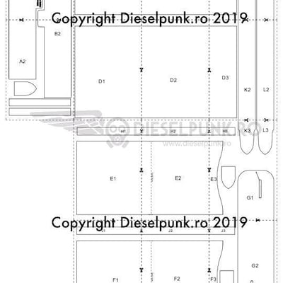 Leather Travel Bag Template Printable Scaled Files pdf Bag Pattern - Etsy