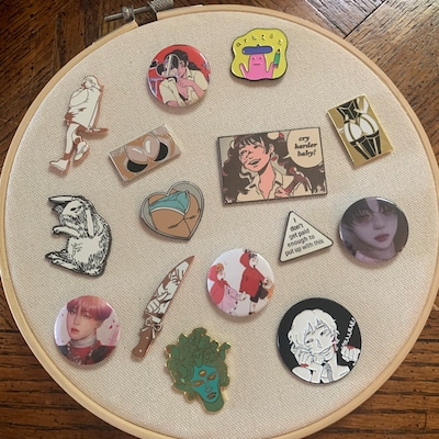 Pin Badge Display Board,buttons Lapel Enamel Pin Collection,wall ...
