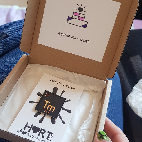 Personalised Periodic Table Element Enamel Pin | Customised Gift - Etsy