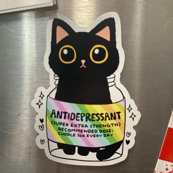 Cat Antidepressant PNG, Trendy PNG Sticker Shirt Designs Mental Health ...
