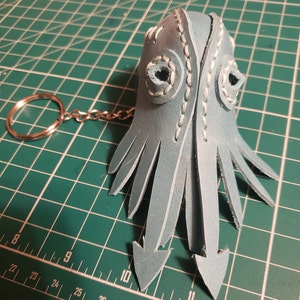 Cthulhu Keychain Leather Pattern PDF by Leatherhubpatterns - Etsy