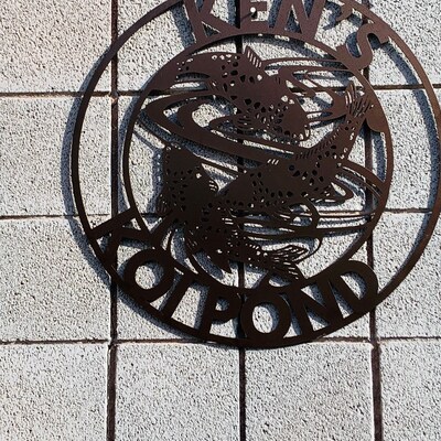 Personalized Koi Pond Sign, Koi Fish Sign, Custom Koi Pond Sign, Koi ...