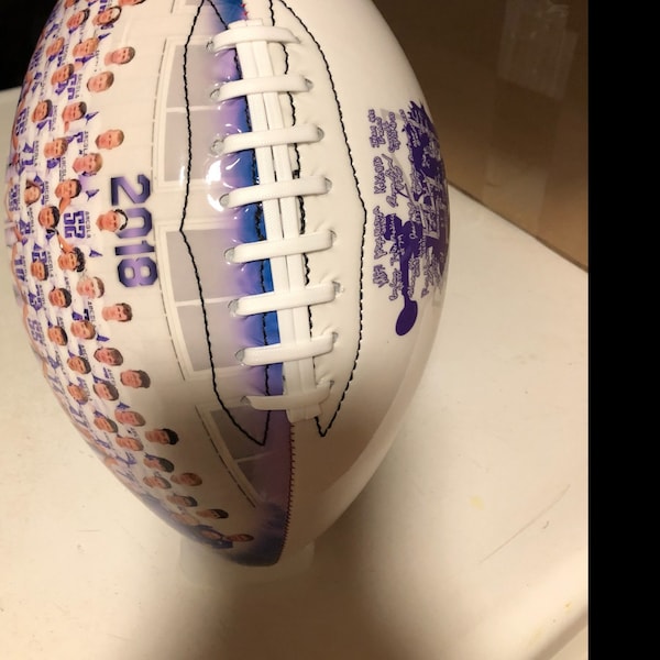 Customized Football - Senior Football Gift, Football Award, Football ...