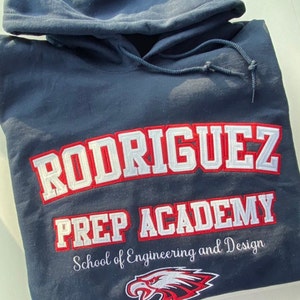 Custom Varsity Embroidered Hoodie / University Sweater/ College Sweater ...