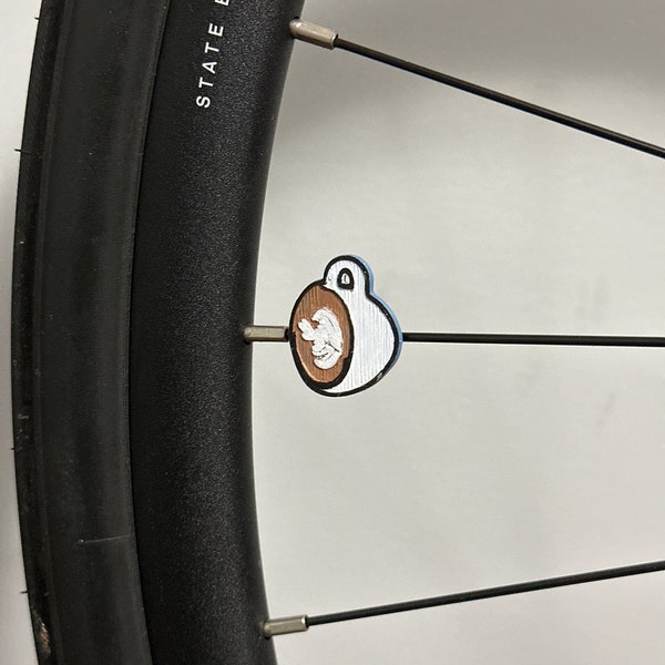 Bike Spoke Decoration Letters. 6 Letter Set. Fits on Bicycle Wheel ...