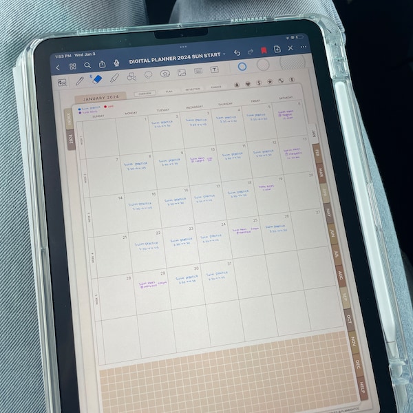 Digital Planner - Goodnotes, Ipad, Notability | Daily, Weekly, Monthly ...