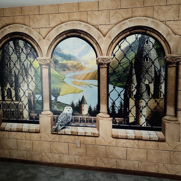 Wizards Castle Removable Wall Mural, Peel and Stick Decal, Nonwoven ...