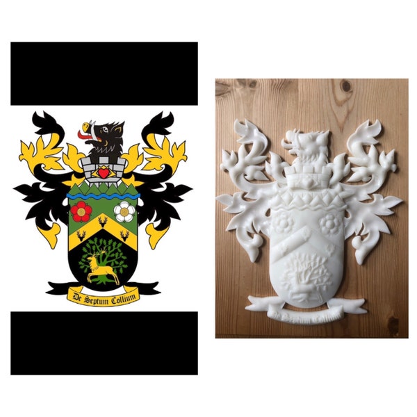 3D Genuine Scottish Clan / Badge (personalised Options Available) - Etsy