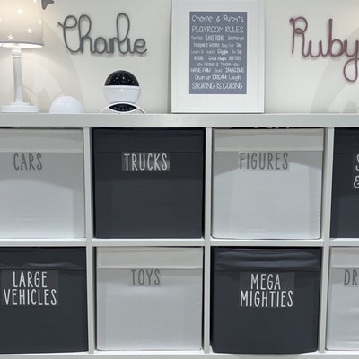 IKEA KALLAX DRONA Box Sticker Personalised Vinyl Labels Stickers Decals ...