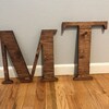 Large Wood Letters, Rustic Letter Cutout, Custom Wooden Wall Decor ...