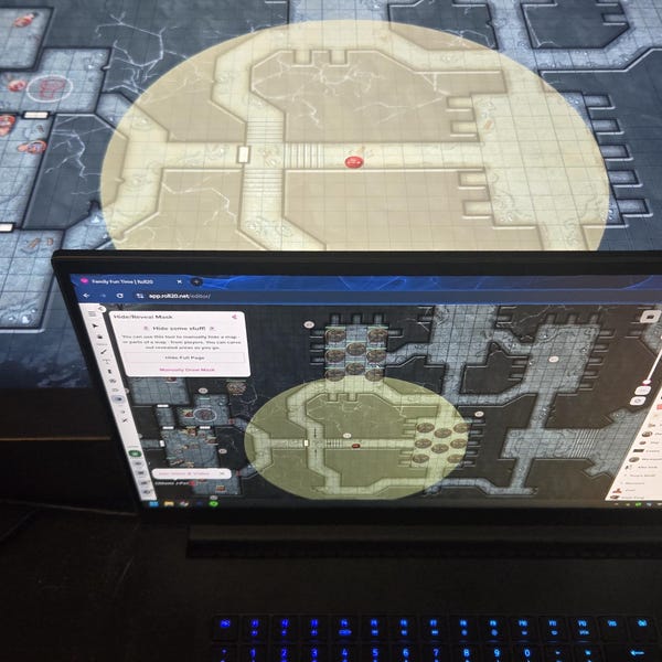 43" Digital Map Case Display for Tabletop Gaming D&D, Dnd, Role Playing ...