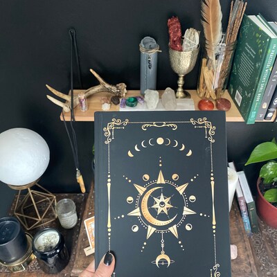 Moon Magic Witch Journal, Book of Shadows Journal, Witch Notebook ...
