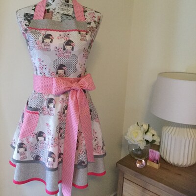 Plus Size Curvy Apron Sewing Pattern PDF Women's Full and Half the ...