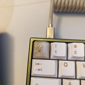 Gold Snake Esc Mechanical Keyboard Keycap Cherry Mx, Resin, Custom ...