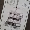 Tolkien Inspired Hand Drawn Book Stack Illustration Print // Lotr ...