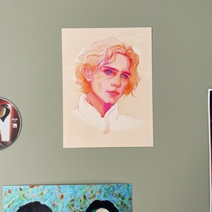 I Kissed Shara Wheeler Portraits Set of 4 Characters by | Etsy