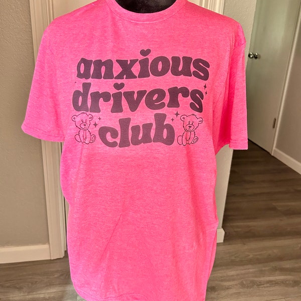 Anxious Drivers Club SVG PNG, Car Decal Design Svg Png, Mental Health ...
