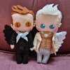 Good Omens Crowley and Aziraphale Ineffable Husbands Felt Toys for ...