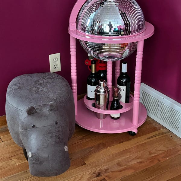 Glam Globes - Disco Ball Bar Cart - Etsy