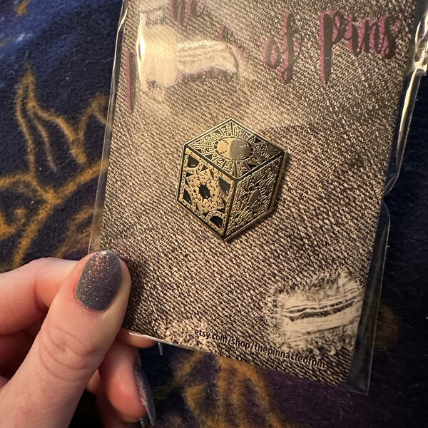 Hellraiser Puzzle Box Horror Enamel Pin | the Lament Configuration ...