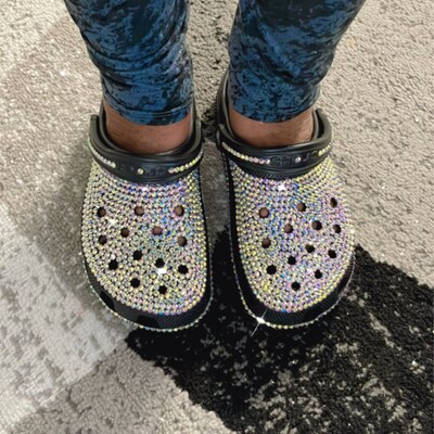 Custom Bling Designs for Women's Clogs Bedazzled Crocs Birthday Gifts ...