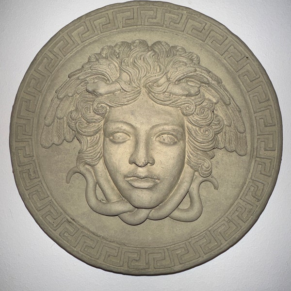 VINTAGE MEDUSA TABLET (premium Color Option): Solid Stone Wall Hanging ...