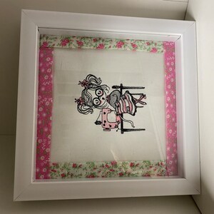 Girl Reading a Book Machine Embroidery Design. Multiple Sizes, Perfect ...